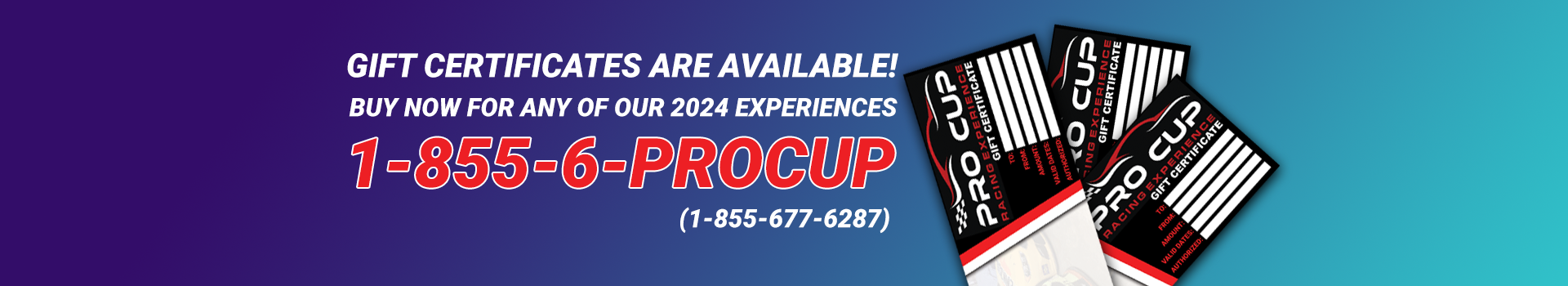 Pro Cup Racing Experience • Feel The Need For Speed